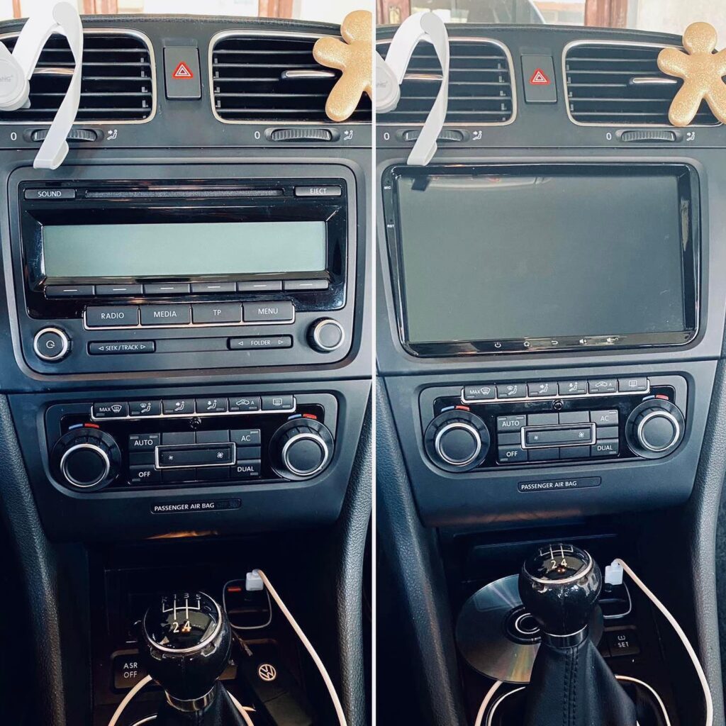 Android Navigacija Multimedija VW Golf Passat Tiguan Touran Polo 9 ...