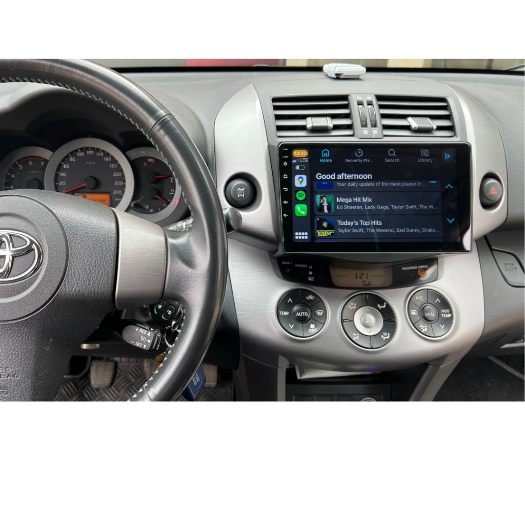 Android Navigacija Multimedija Toyota RAV4 9” CarPlay, AndroidAuto, DSP ...